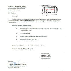 GSP Announcement: Field Advisers & High School Coordinators Meeting ...